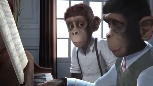 انیمیشن کوتاه سمفونی میمون Monkey Symphony - نماشا